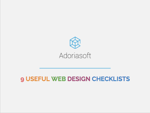 Web Design Checklists: 9 Handpicked Guides For Stunning Web Design